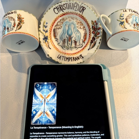 Dior | Kitchen | Christian Dior Porcelain Tea Coffee Set La Temperance ...